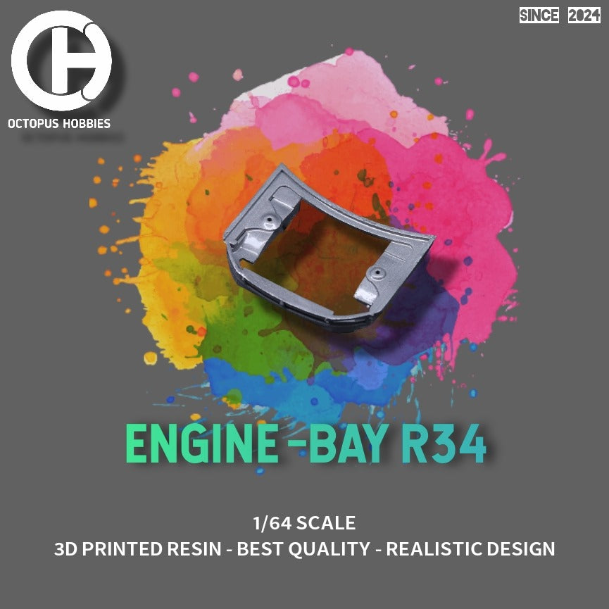 Octopus - Engine Bay - R34 – HPZToys