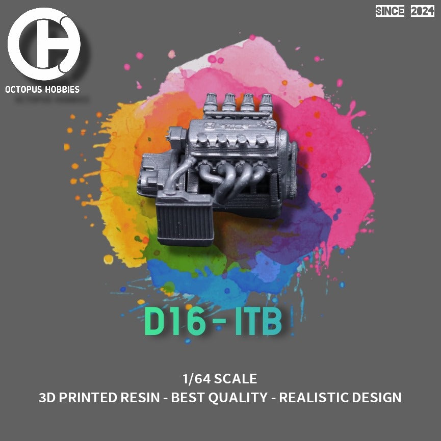 Octopus - Engine D16 - ITB – HPZToys