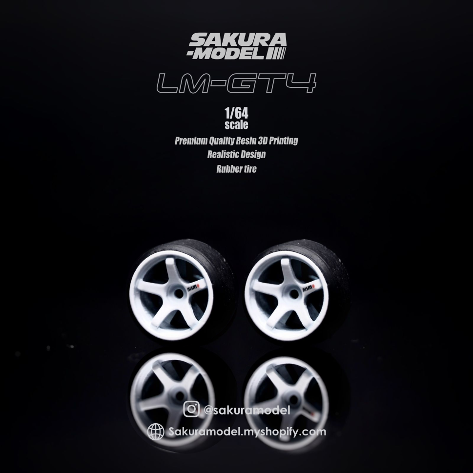 Sakura - Custom wheel 64 scale model LM GT-4 – HPZToys