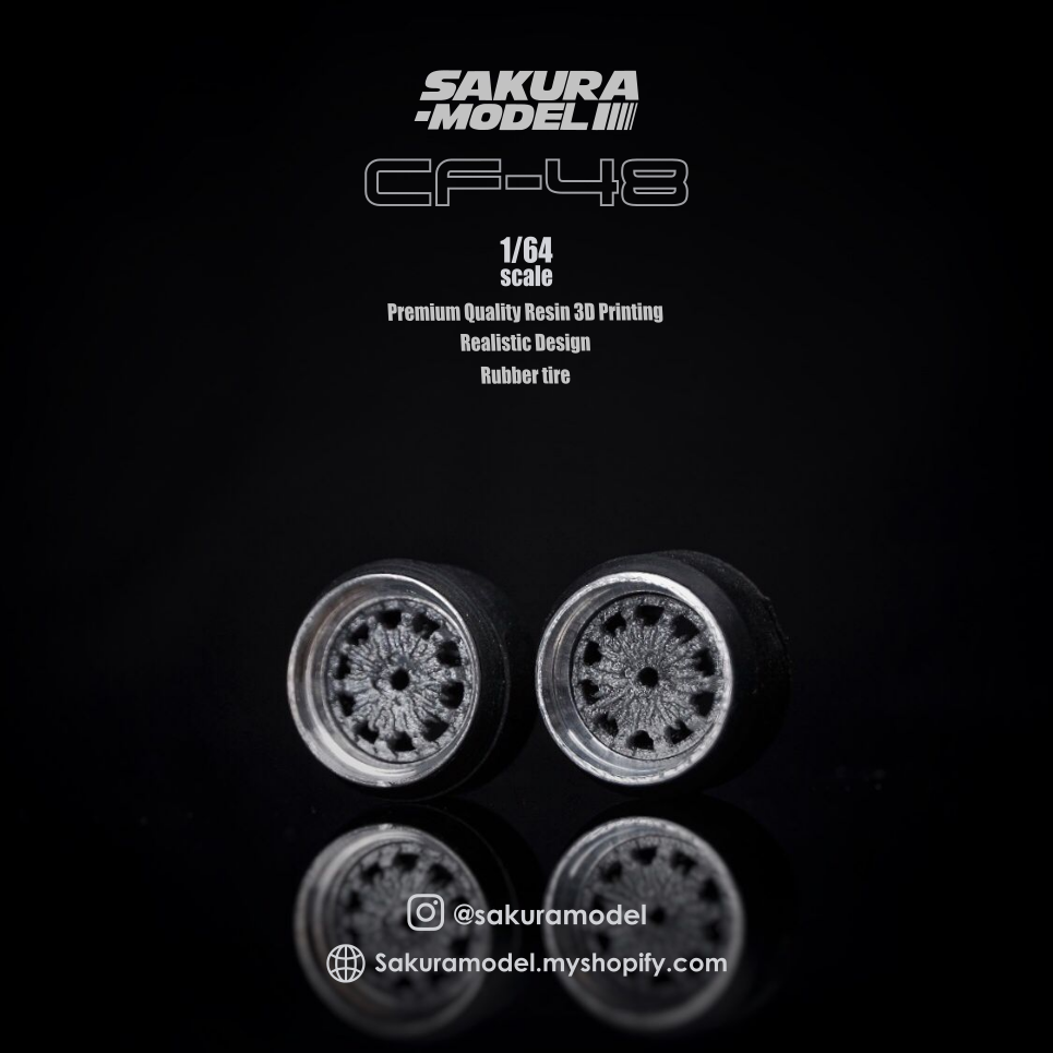 Sakura - Custom wheel 64 scale model CF-48 – HPZToys