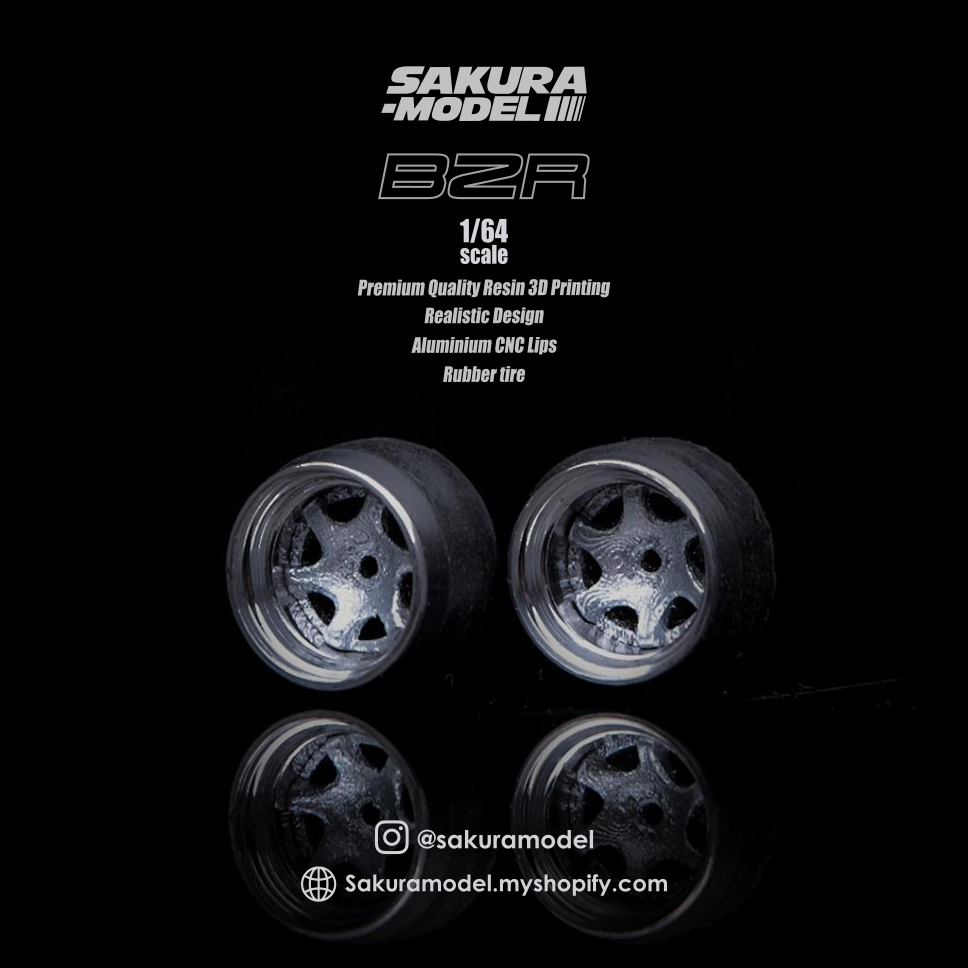 Sakura - Custom wheel 64 scale model Kranze Bazreira – HPZToys
