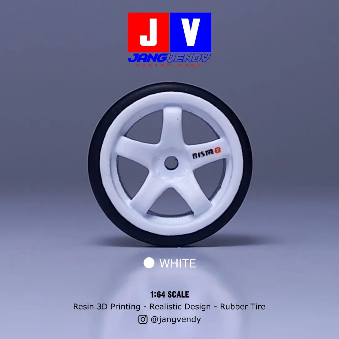 Rubber wheels JV Wheels model LM GT4 Nismo – HPZToys