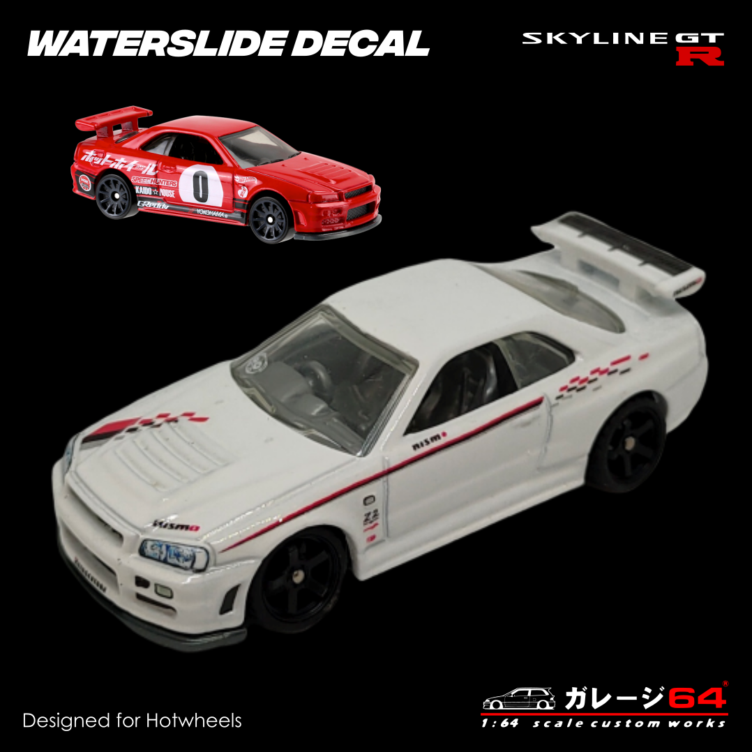 Decal Set Hotwheels Skyline R34 Nismo Z-tune – HPZToys