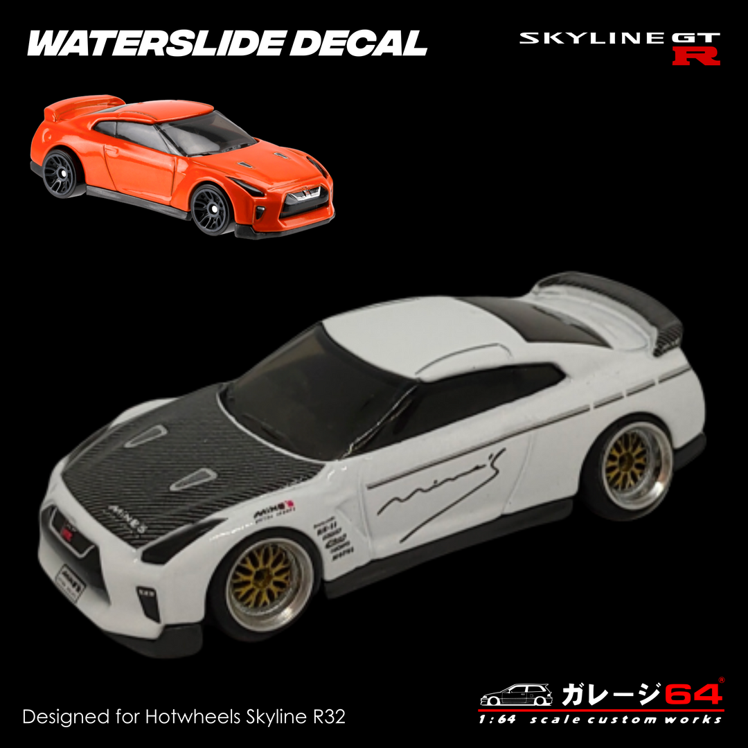 Decal Set Hotwheels Skyline R35 Mine Motorsports – HPZToys